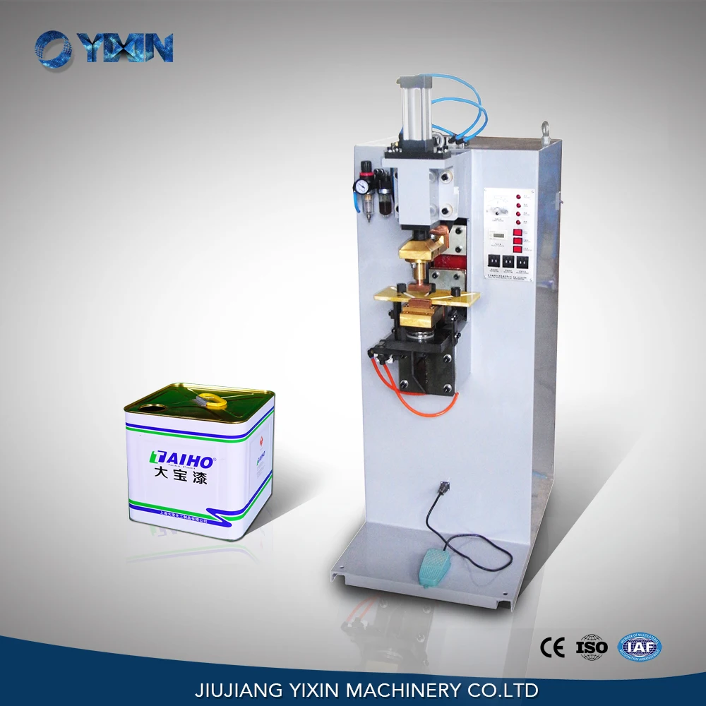 Yixin Technology Automatic Tin Can Spot Welding Equipment - Buy Can ...