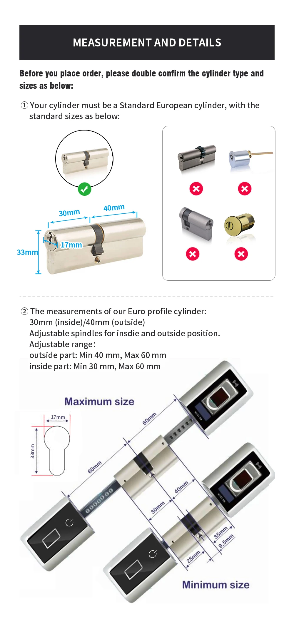 We.lock Automatic Door System Biometric Fingerprint Scanner Door Lock ...