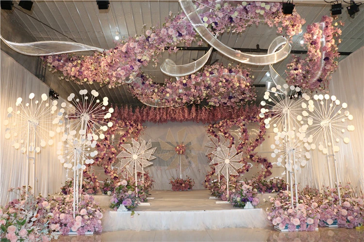 Artificial Silk Flowers Wedding Decorations Wall Backdrop Arch Table ...