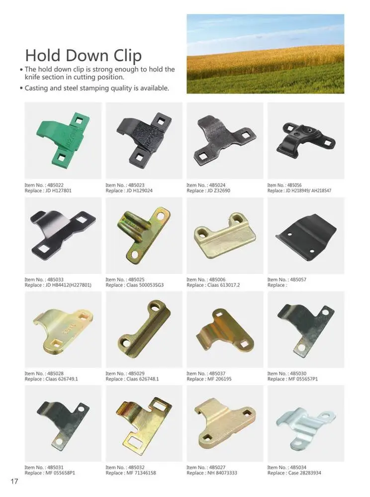 Agricultural Spare Parts Hold Down Clip For Biso 301b23 Combine ...