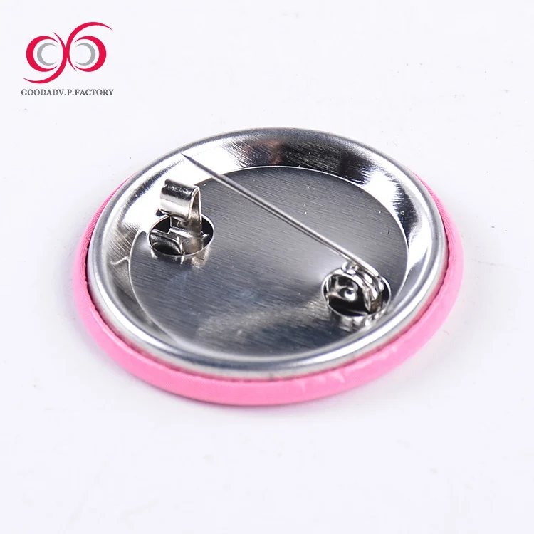 Custom Logo Badge Round Plastic Badge With Safety Pin Button Badge 38mm ...