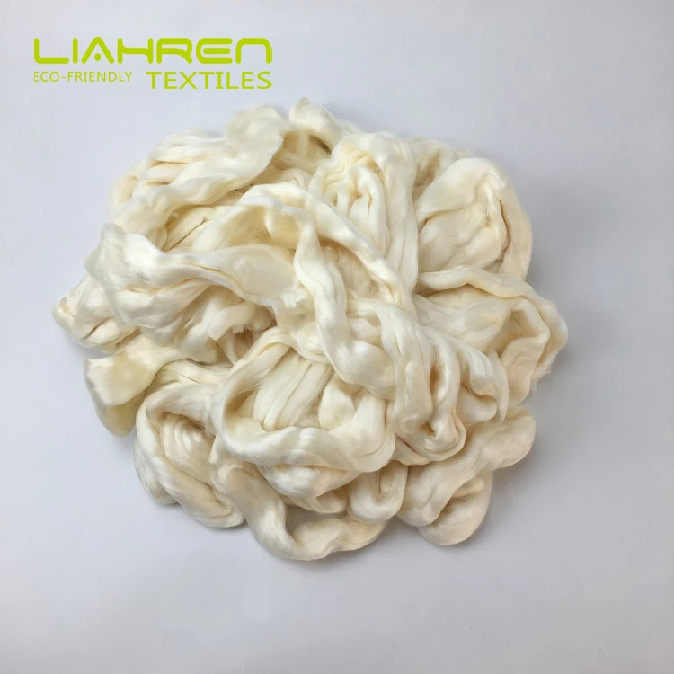 Milk Protein Fiber Top 2.5d*88mm 100%milk Fiber Liahren Cn;bei 2.5d ...