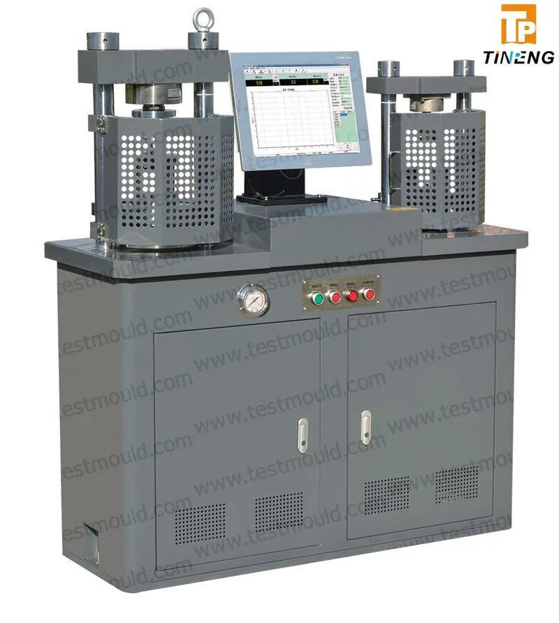 Automatic Flexure And Compression Testing Machine/cement Flexural And ...