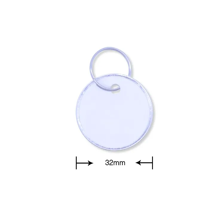 Metal Rimmed Key Tags Round Paper Tags With Split Rings White - Buy ...