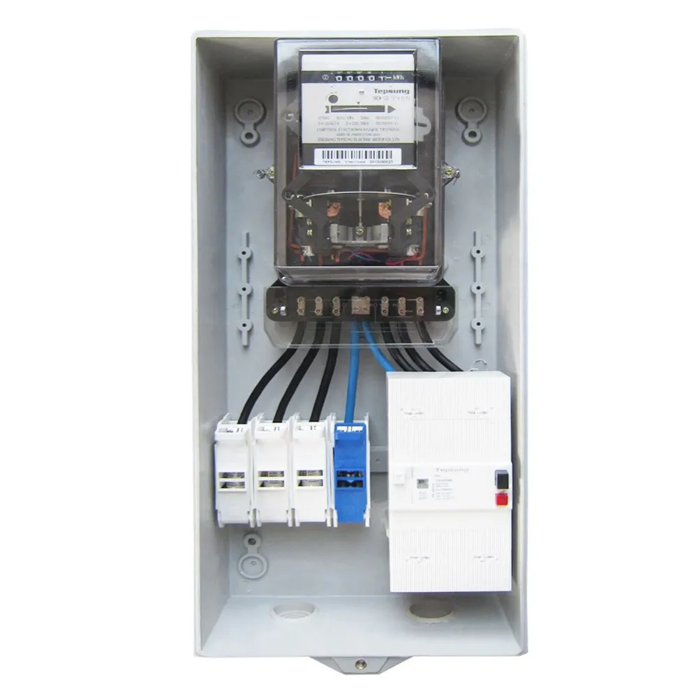 3 Phase Electricity Electromechanical Kwh Meter Energy Meter Box - Buy ...