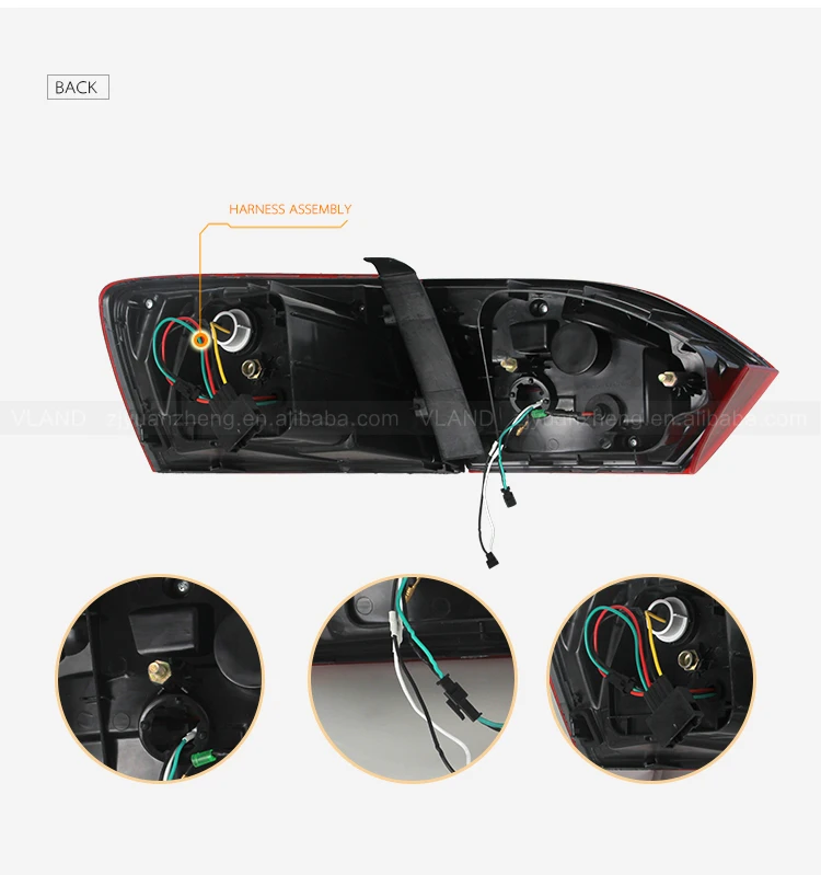 Auto Lamps Car Wholesaler Vw Mk6 Led Tail Lights Assembly Rear Lamp For ...