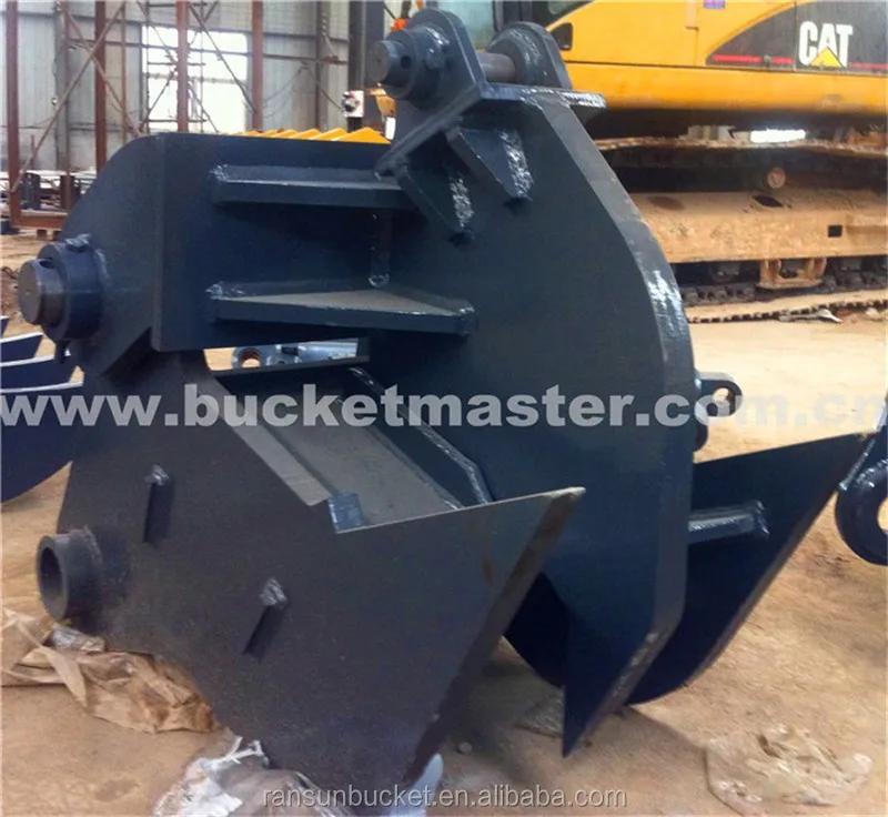 Excavator Tree Cutting Machine Log Cutter Wood Shear Mechanical Shear ...