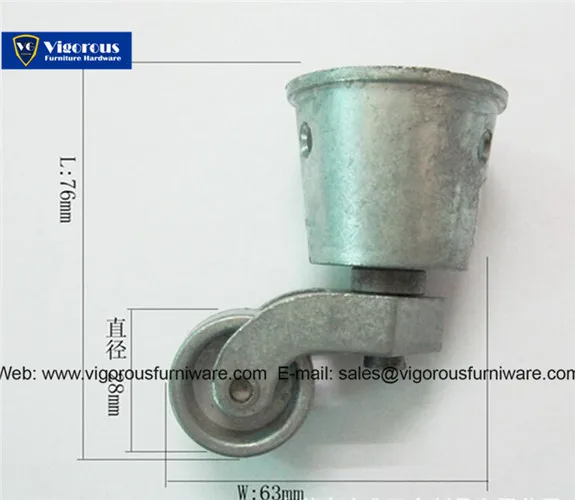 Chair Casters Metal Brass Casters for Sofa Legs Antique Brass Plating CW-29