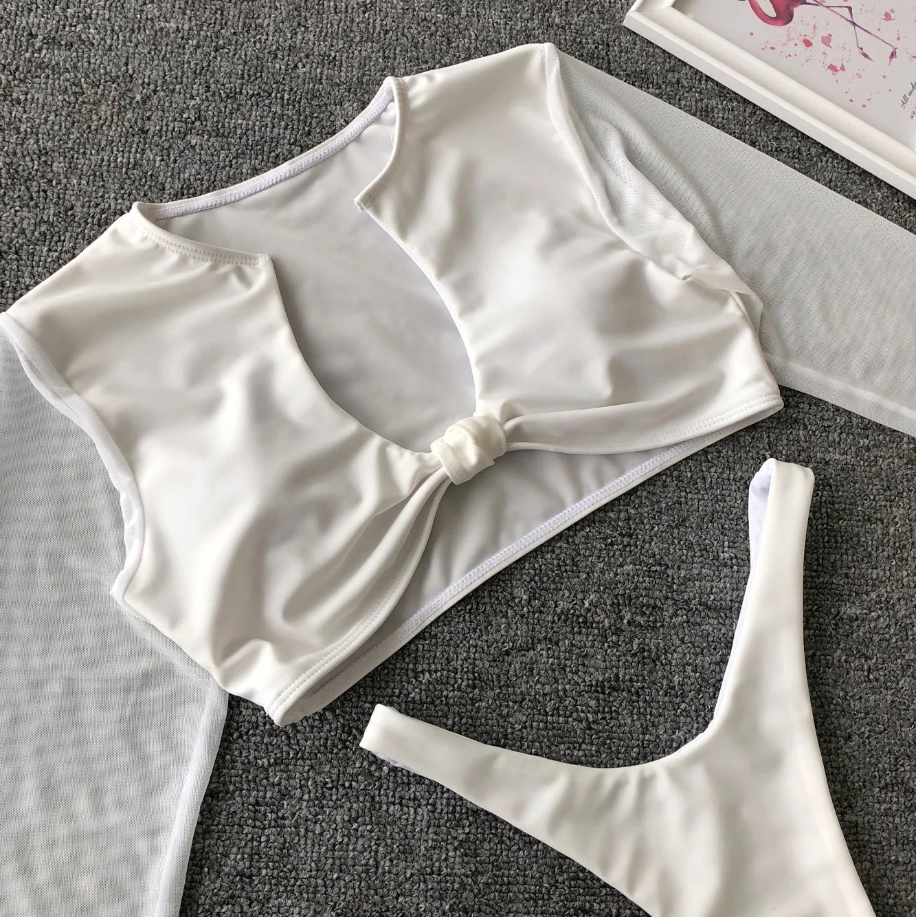 Shop Our Long Sleeve Bathing Suit Front String Bikini