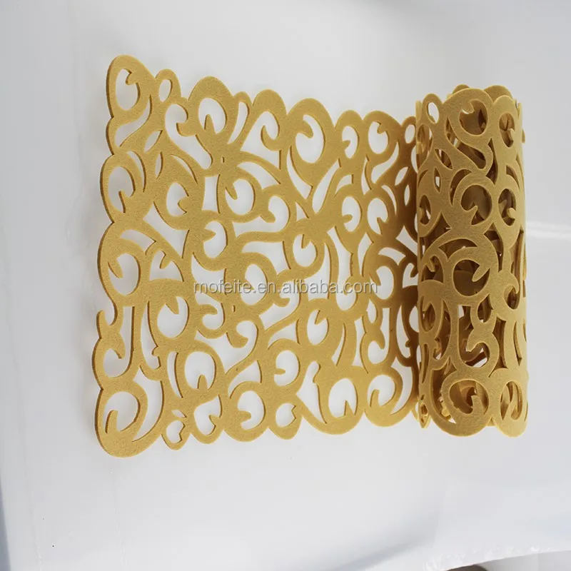 Customized Laser Cut Felt Table Runners - Elegant & Sustainable
