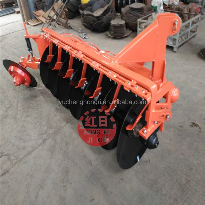 Agricultural Machinery Diagram of Disc Plough with Label