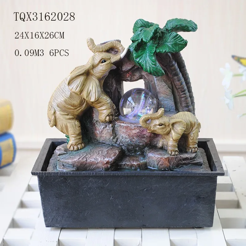 Elephant Water Fountain - Elegant Indoor Decoration