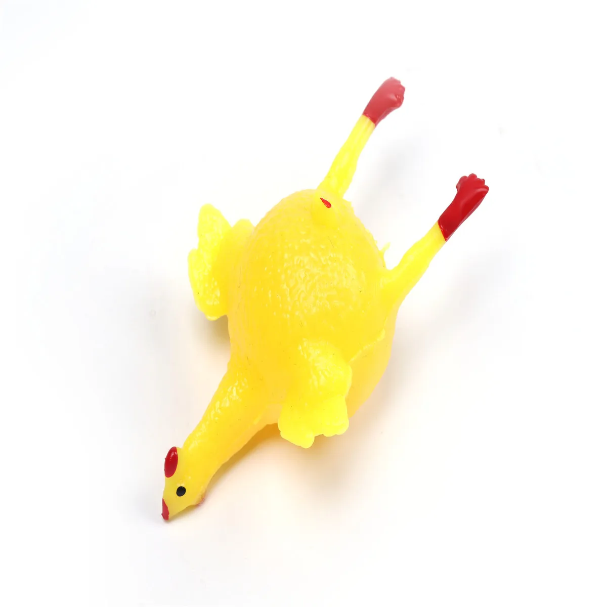 Promotional Trick-playing Yellow Rubber Chicken Lays Eggs Toy Water ...