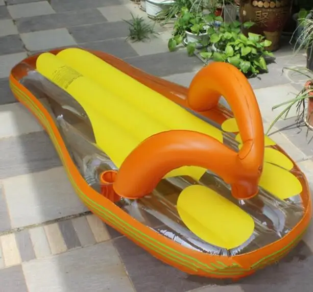 Inflatable Slipper Floating Row Beach Inflatable Water Mattress Toys ...