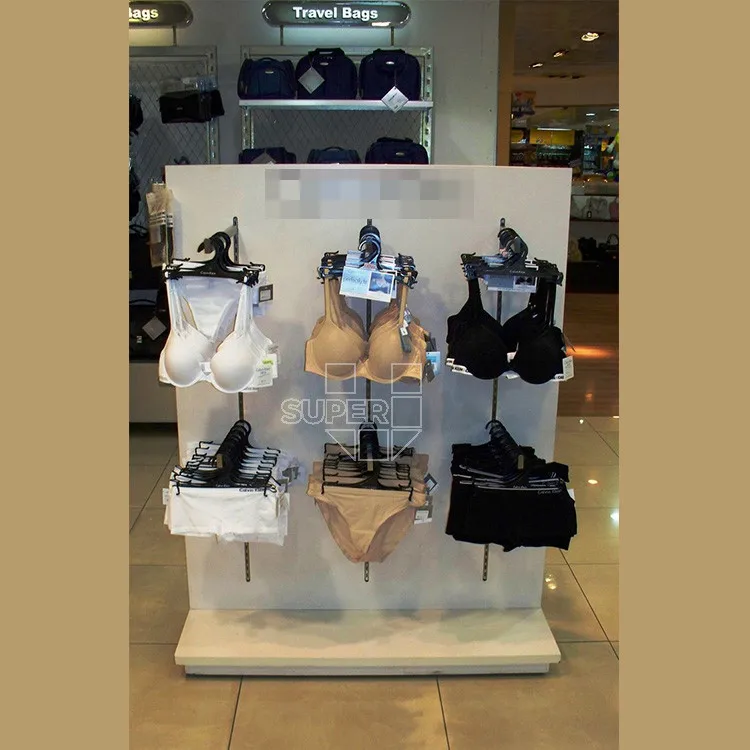 Factory Outlet Retail Shop Interior Design 4 Side Metal Lingerie ...