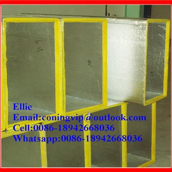 Glass Wool Air Conditioner Duct Board/hvac Fiberglass Duct Board - Buy ...