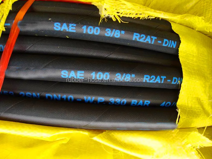 High Flexible Semperit Dunlop Smooth Surface Hydraulic Hose 1sn 2sn R1 R2 - Buy Smooth Cover ...
