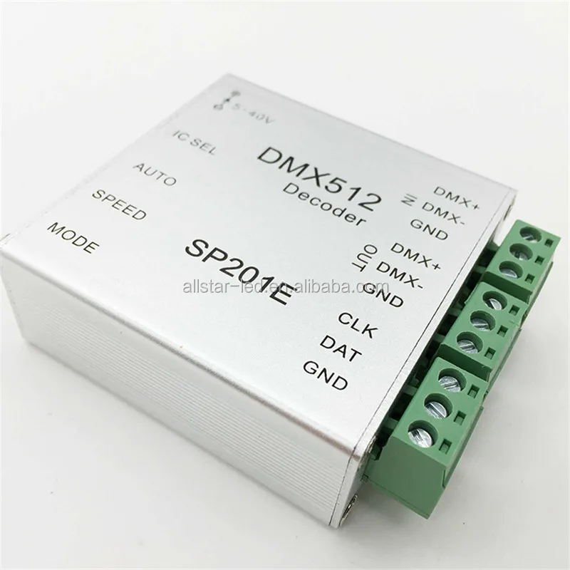 Rgb 5v/12v Dmx 512 Dmx Decoder Board Ws2812b/ws2811 Ic Dmx Led Rgb Controller Led Spi Converter ...