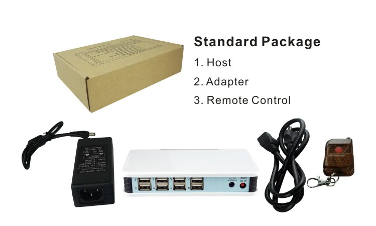 8 USB HUB Anti Theft Device - Secure Your Mobile & Laptop