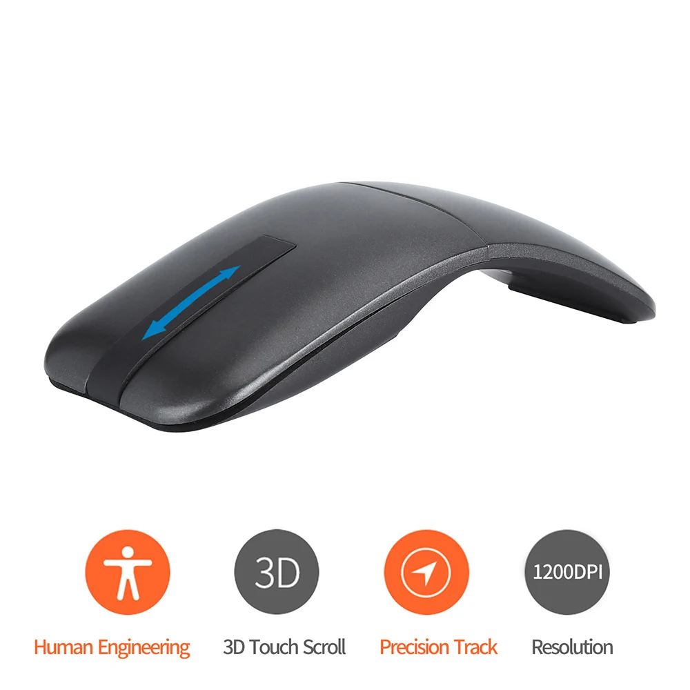 Novelty Rotatable Touch Sensitive 2.4g Wireless Mouse - Buy Touch ...