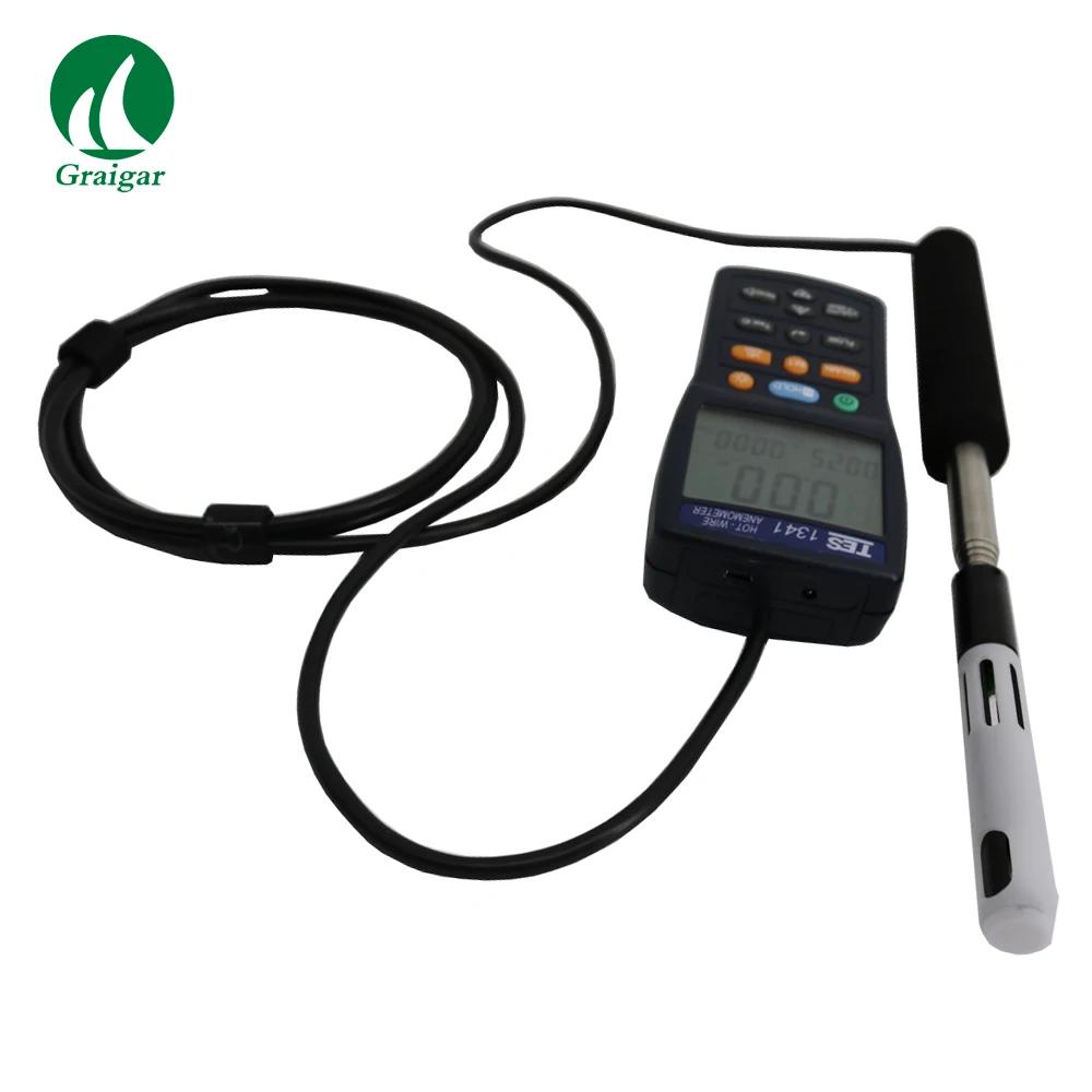 TES-1341N Hot Wire Anemometer - Precision Air Velocity Meter