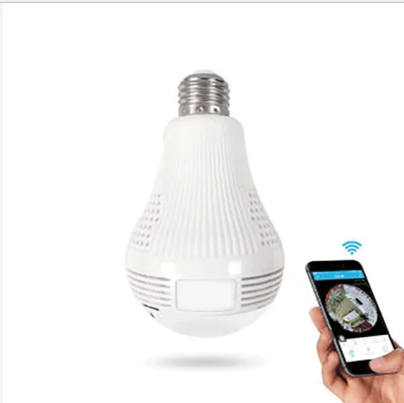 Wholesale Wireless Led Hidden Camera Lamp 360 Degree Security Wifi Cctv ...