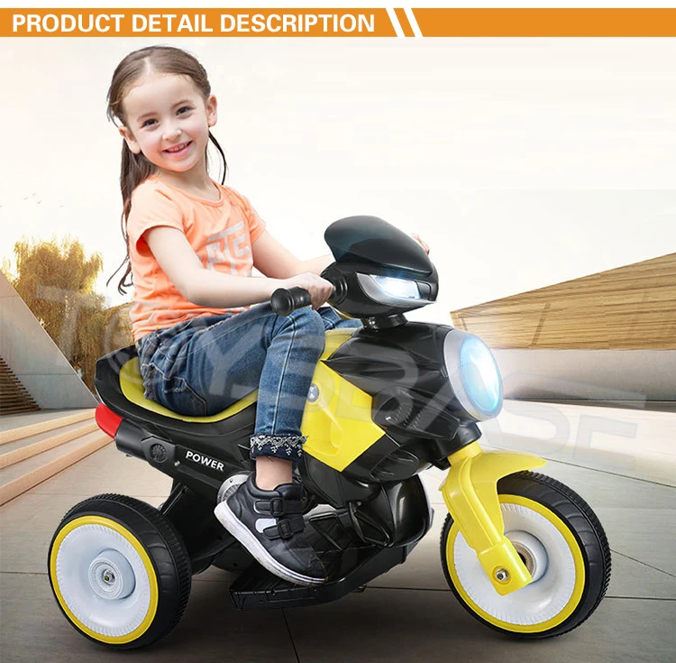 Baby Motorcycle for Kids - Safe Electric Tricycle Toy