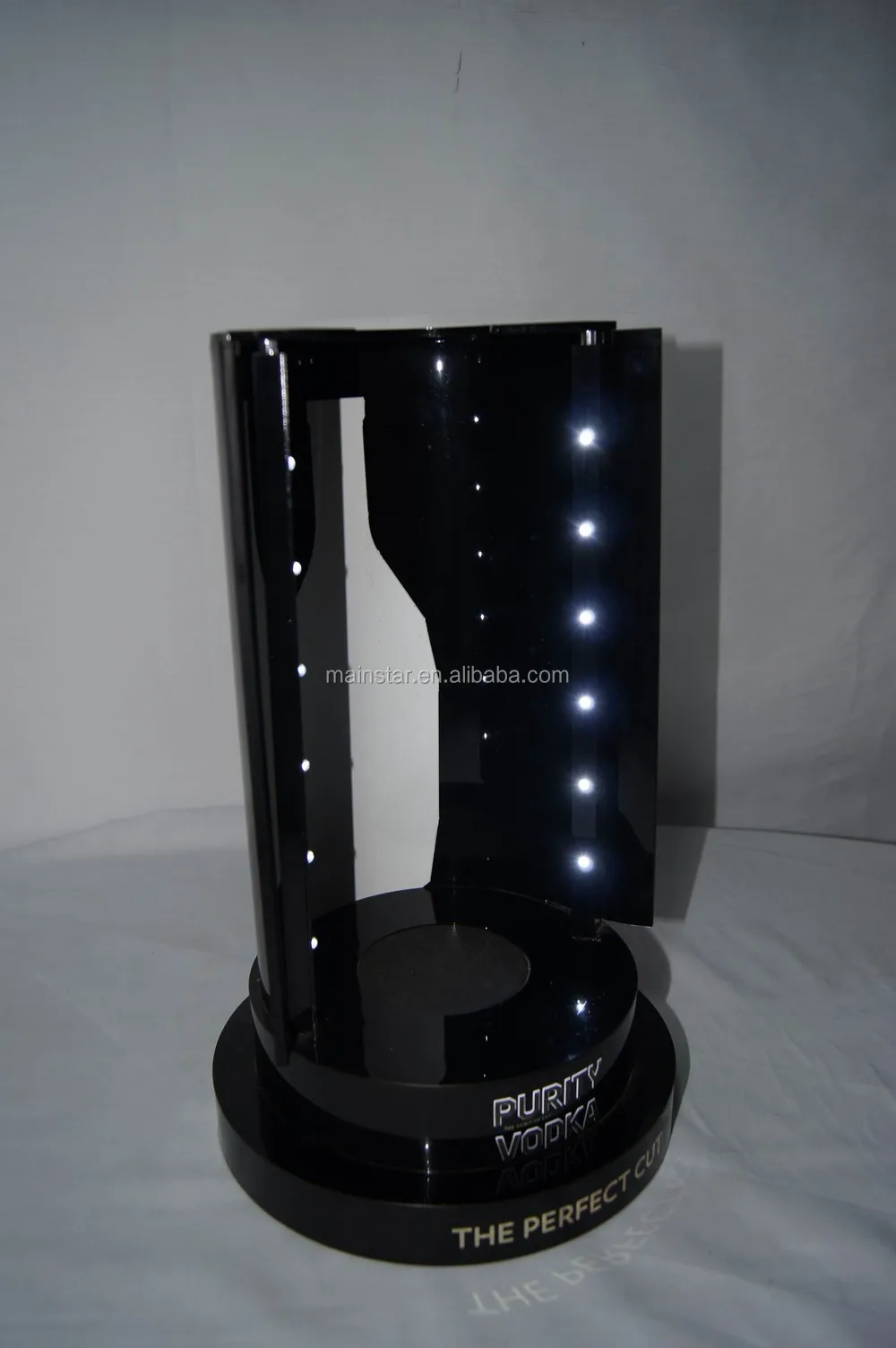 Led Acrylic Base Bottle Glorifier For Wine Sign Holder In Pud - Buy ...