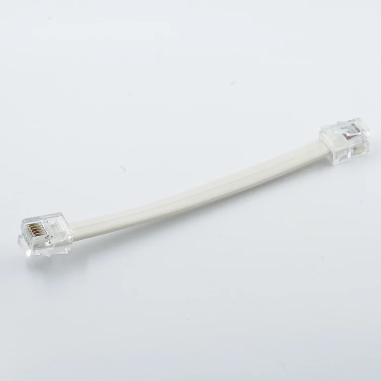 Short Body RJ45 Connector - Ultra Flat CAT 6 Ethernet Cable