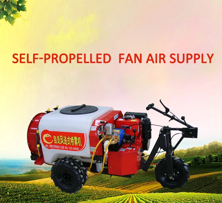 Three Wheel Three Cylinder Plunger Pump Agriculture Hand Spray Machine ...