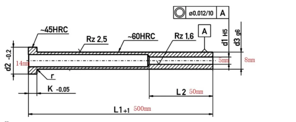 DIN 1530 Hardened Ejector Pins - Reliable Mold Solutions
