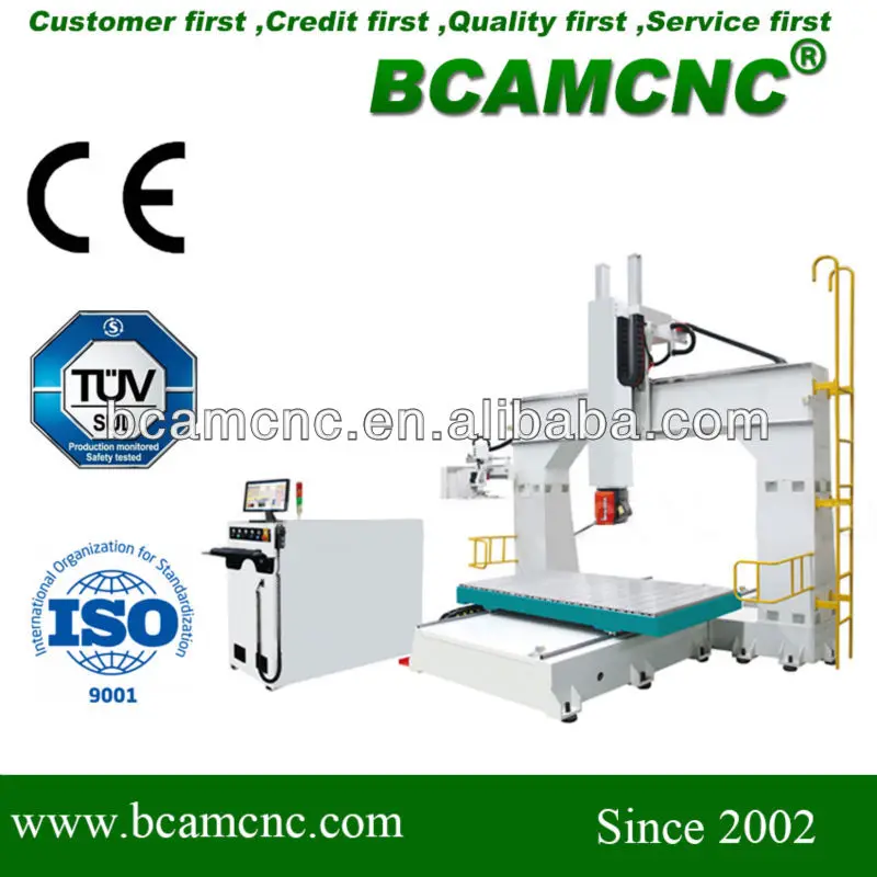 5 Axis Spindle Head CNC Router BCM1325D - Long Life & Precision