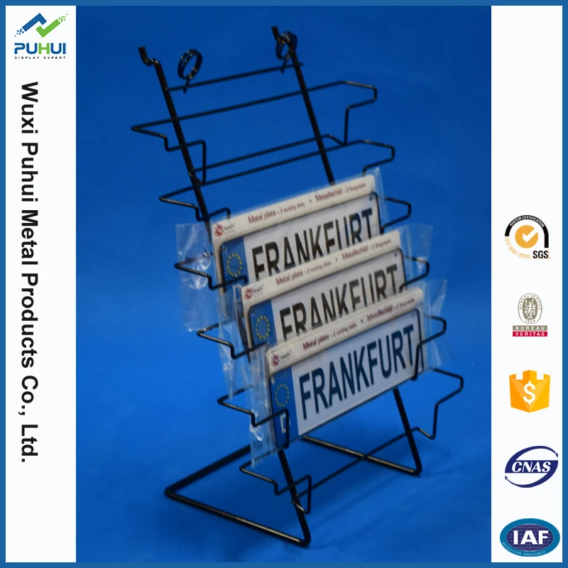 Custom Steel Wire Frame Holder - Retail Store Fixture