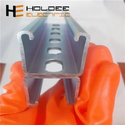 Cheap Curved Aluminum Unistrut C Channel Profile With Serrated Edge ...