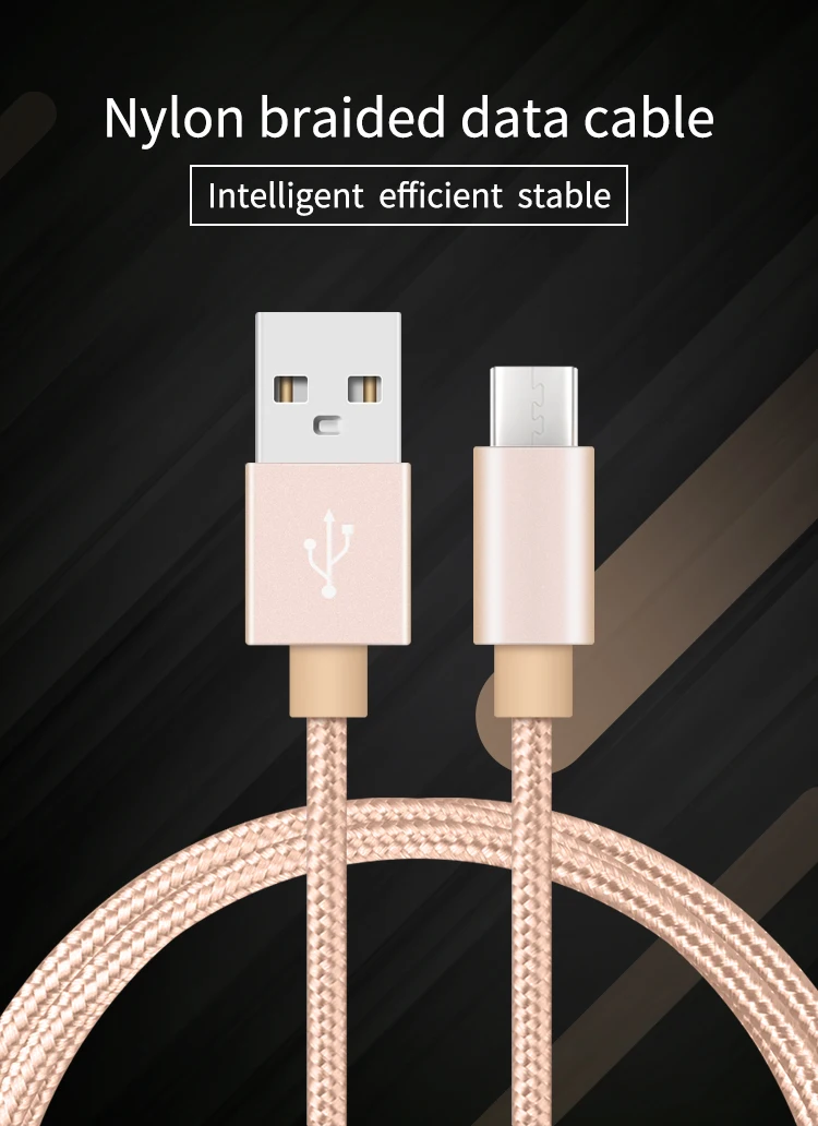 Wholesale High Quality Nylon Braided Micro Usb Cable For Iphone ...