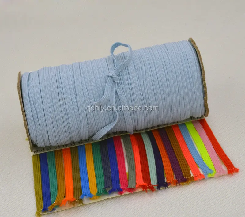3-12mm Colored Flat Elastic Band - Buy Custom Elastic Bands,Thin ...