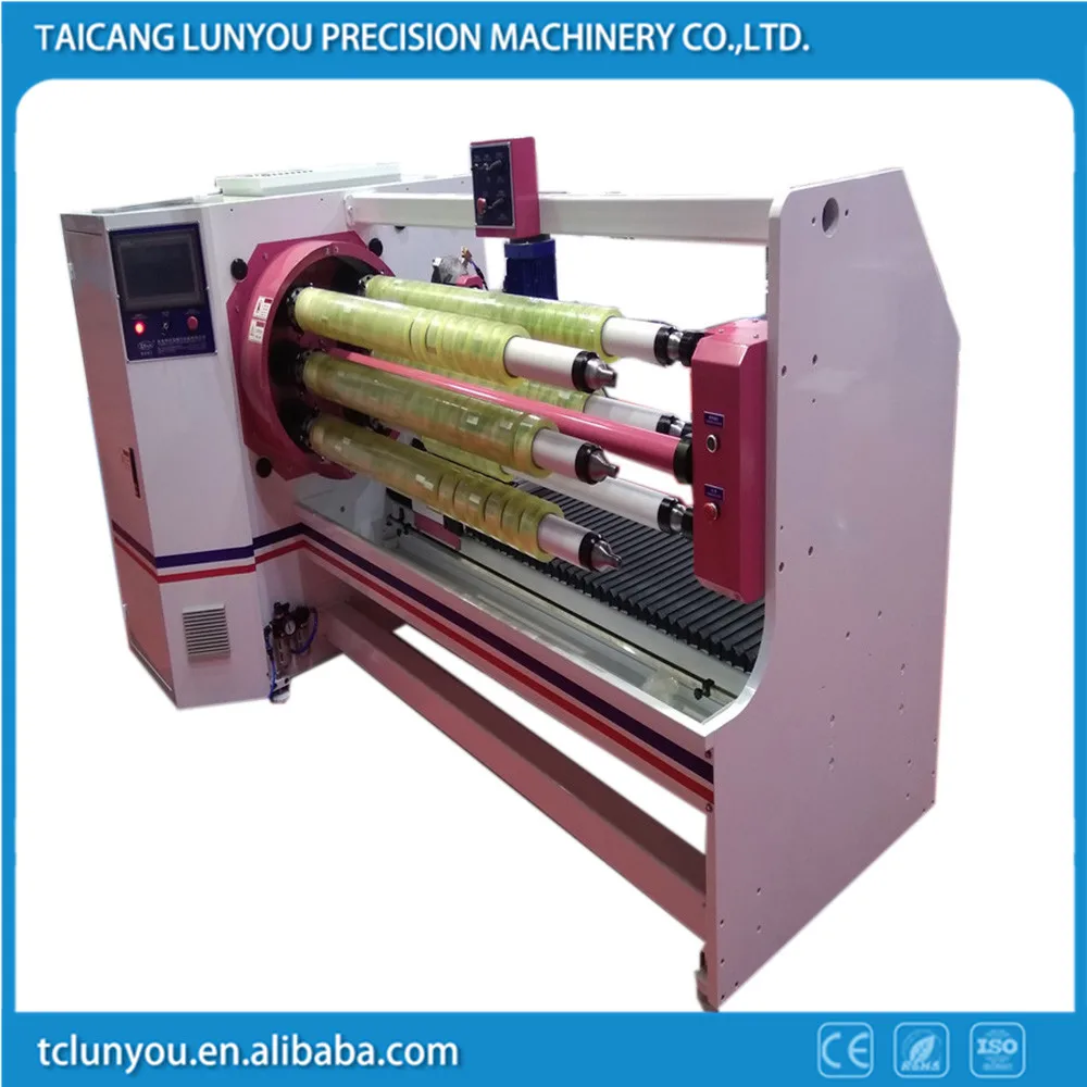 Ly-706 Adhesive Tape Log Roll Cutter/aluminum Foil Roll Cutting Machine ...