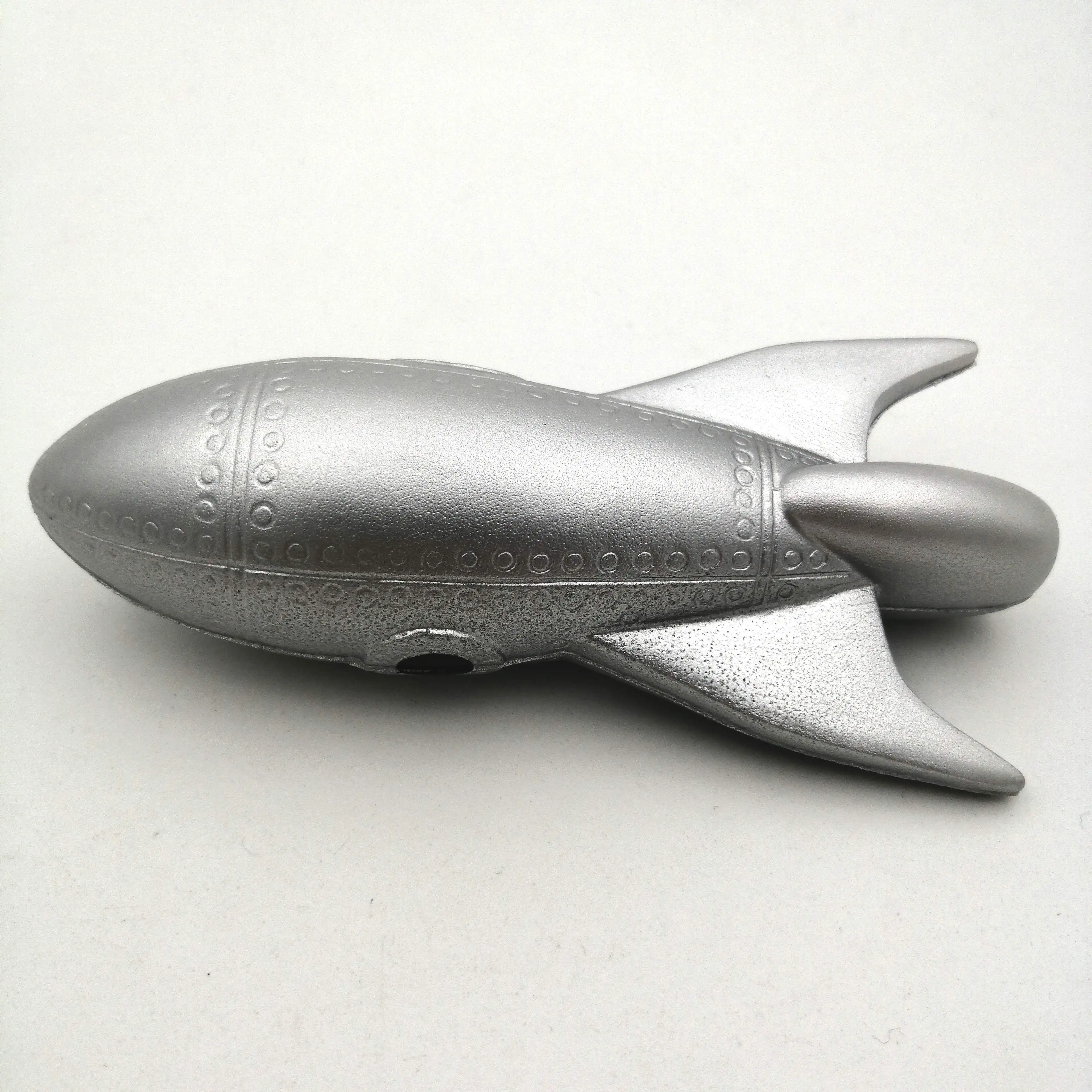 Bsci Factory Custom Logo Pu Foam Rocket Stress Reliever Anti Stress ...