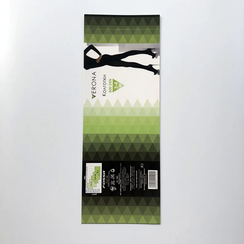 Custom Header Card For Sock Packaging Hanging Label With Glossy ...