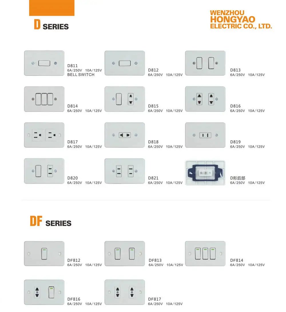 Best Selling Mexico Market Electrical Socket 2 Gang Power Socket For ...