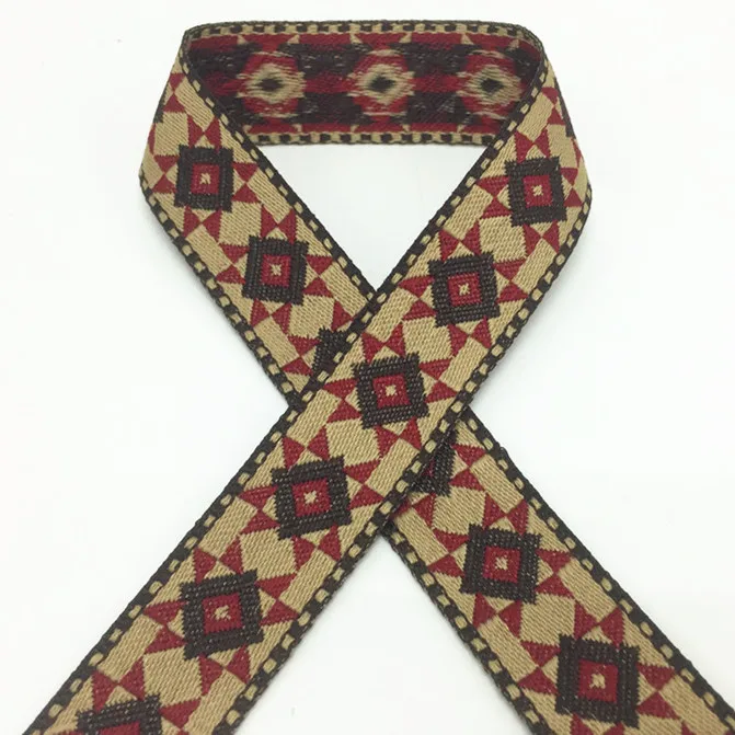 Embroidery Weave Grosgrain Ribbon Braided Tapes - 100% Polyester