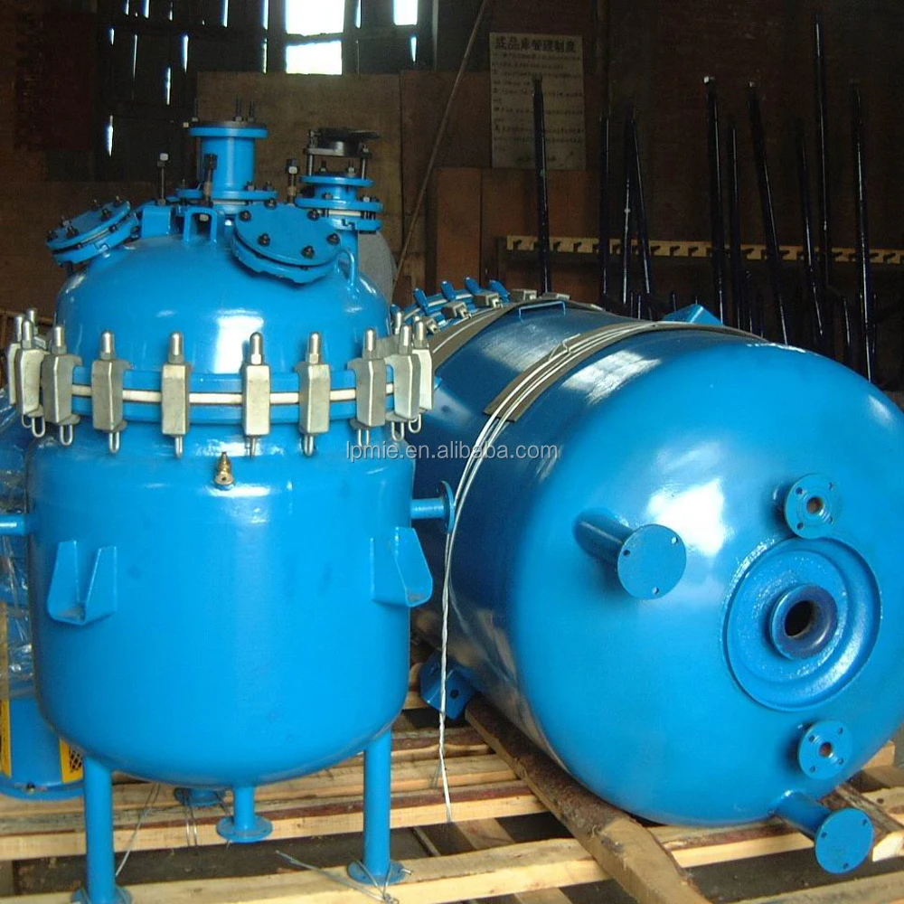 High Pressure Anti-corrosive Chemical Glass-lined Reactor With Jacket ...