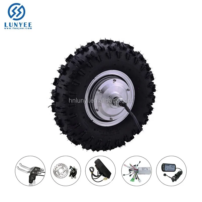 14.5" Electric Wheelbarrow Kit, Brushless Gear Motor 24V-48V, Efficient ...