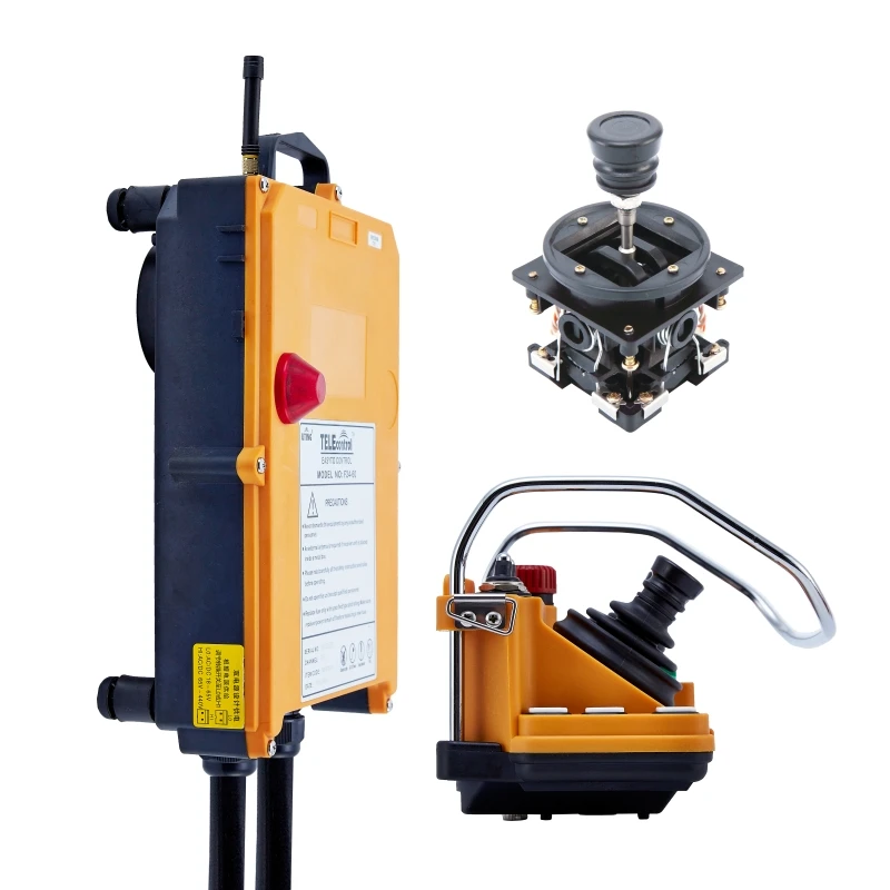 F24-60 Joystick Wireless Industrial Remote Control For Bridge Crane Jib ...