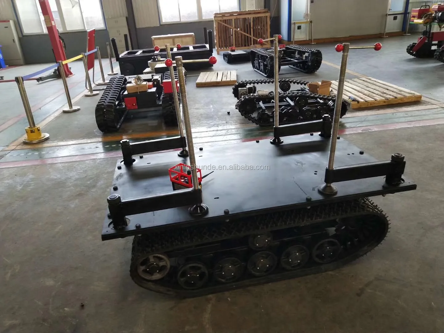 Rubber Tracked Robotic Platform - Durable & Versatile