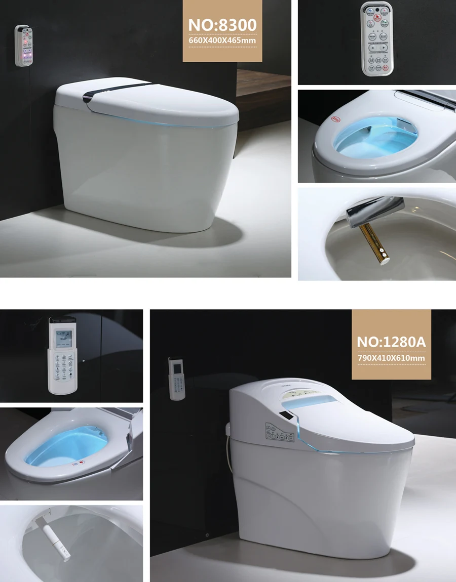 Smart Bidet Toilet - European Style with Automatic Deodorization
