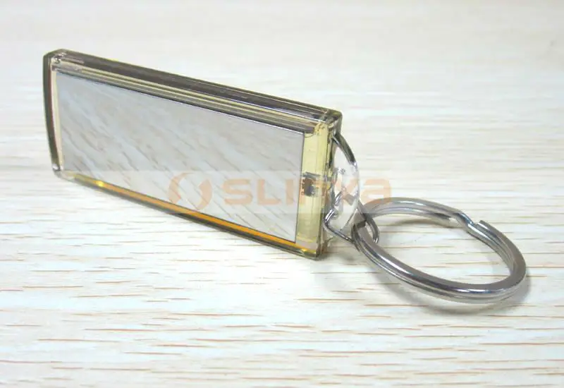 Promotional Solar Powered Keychain with Flashing Light - Custom Acrylic ...
