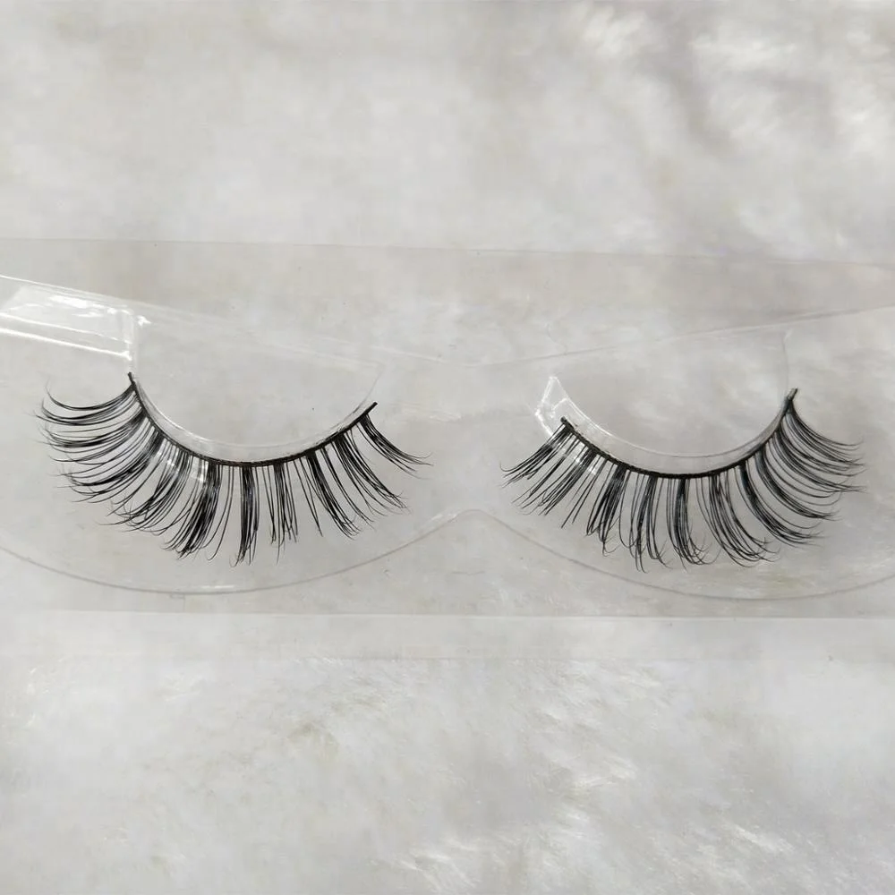 Natural Handmade Real Mink Fur Bottom Lower False Eyelashes Under False ...