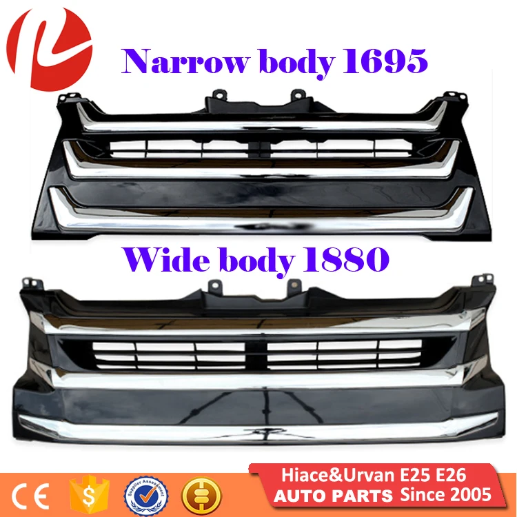 Hiace Quantum Commuter Super GL Mini Bus KDH200 Chrome Grille