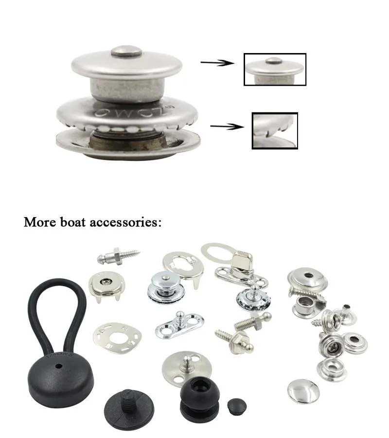 Boat Accessories Canopy Marine Button Fastener Locks Yacht Ship Buildig ...